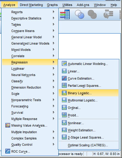 SPSS Procedures for Logistic Regression - The Analysis Factor SPSS Procedures for Logistic Regression - The Analysis Factor