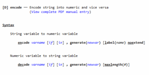 Value Labels in Stata